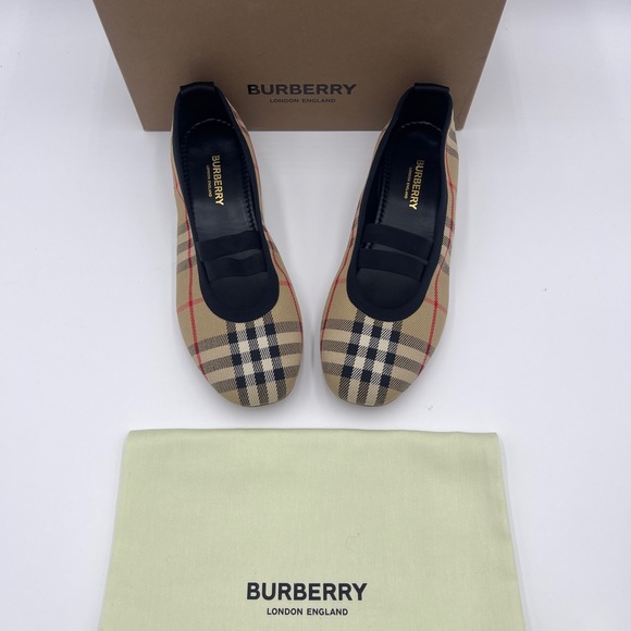 Burberry | Shoes | Burberry Grace Vintage Check Ballerina Flats 37 | Poshmark